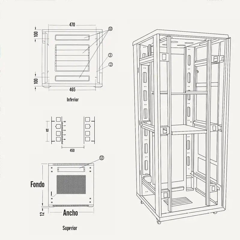 Rack Cabinet, Wofür sind sie und Wand- und Boden-Rack-Modelle | ITIGIC