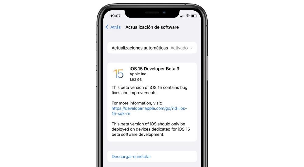 iOS 15 beta 3 สำหรับนักพัฒนาและระบบปฏิบัติการอื่นๆ | ITIGIC