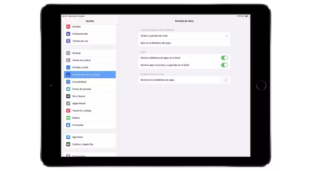 Dock-instellingen op iPad wijzigen | ITIGISCH