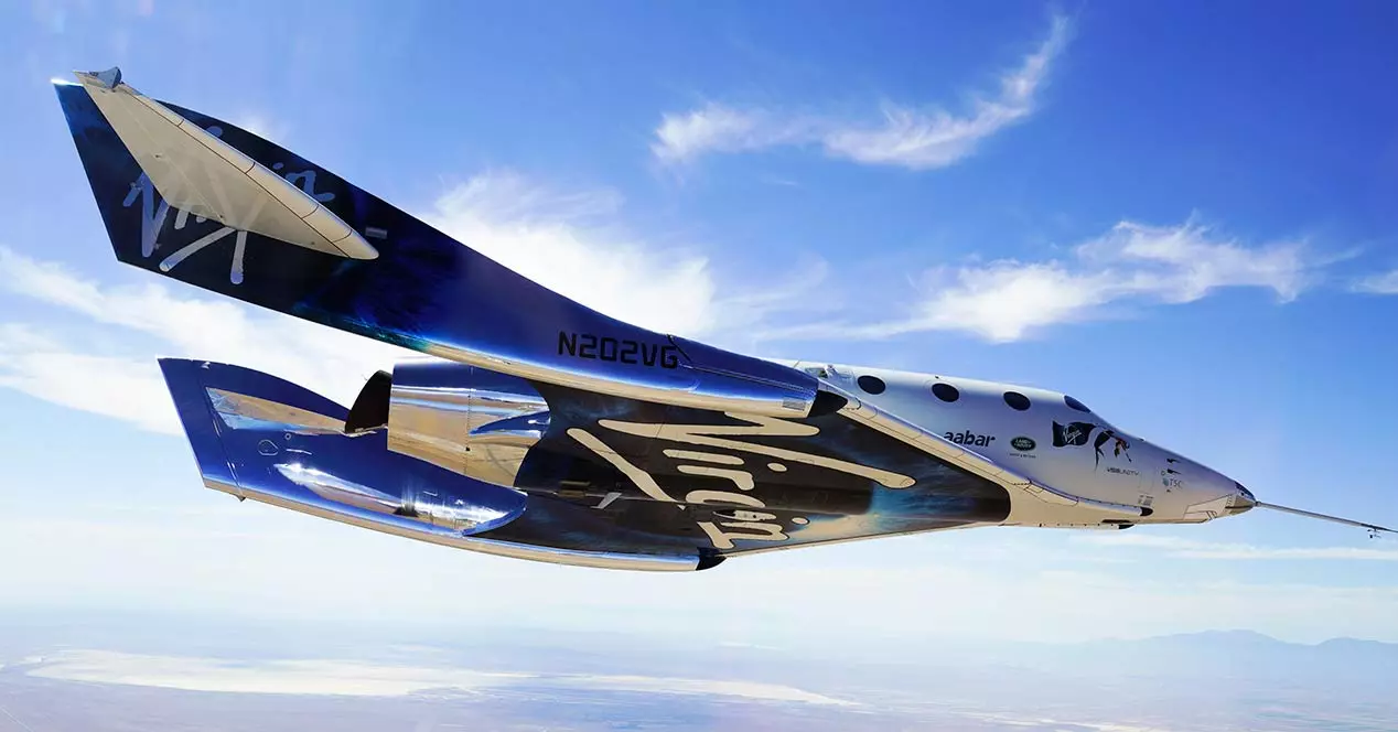 This is the VSS Unity spacecraft | ITIGIC