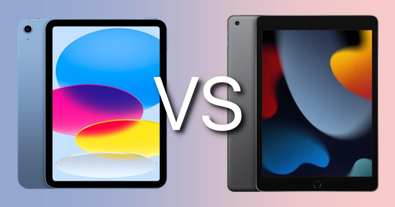 Comparison iPad 10 vs iPad 9: all their differences | ITIGIC