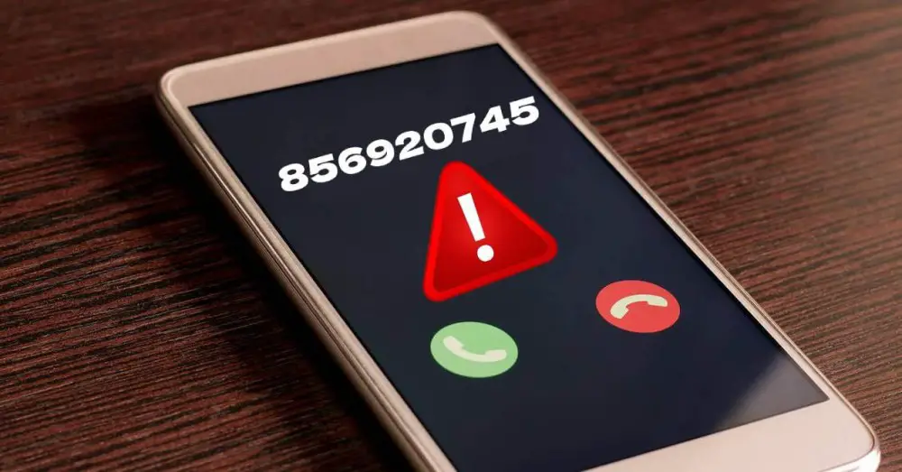 Seien Sie vorsichtig, wenn sie Sie von 856920745 | anrufen ITIGIC