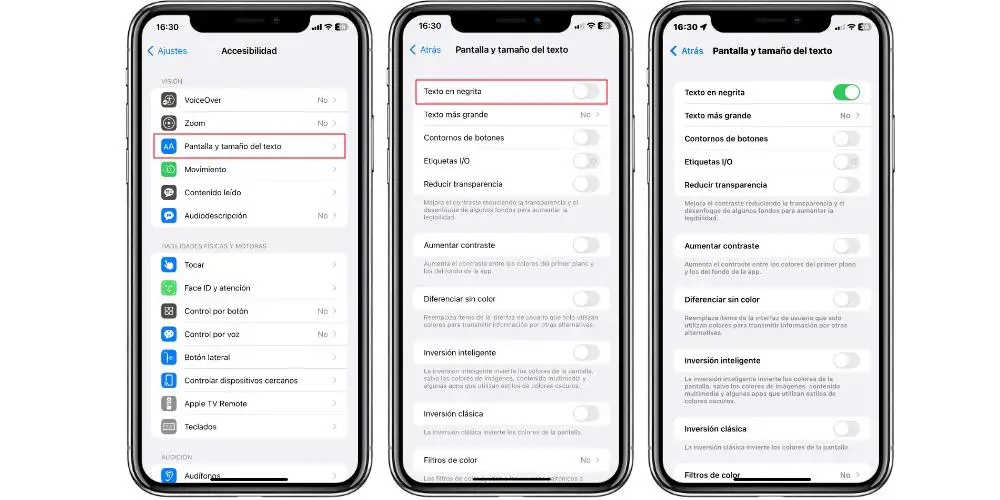 With these options you will see the screen of your iPhone better | ITIGIC